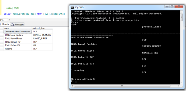Dedicated Administrator Connection Dac On Sql Server